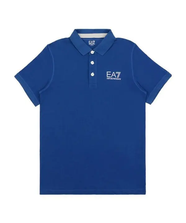 EA7 Logo Printed Polo Shirt