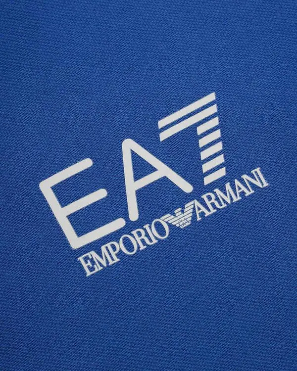 EA7 Logo Printed Polo Shirt