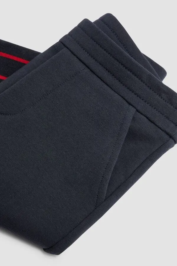 Moncler Logo Patch Sweatpants With Ribbed Cuffs
