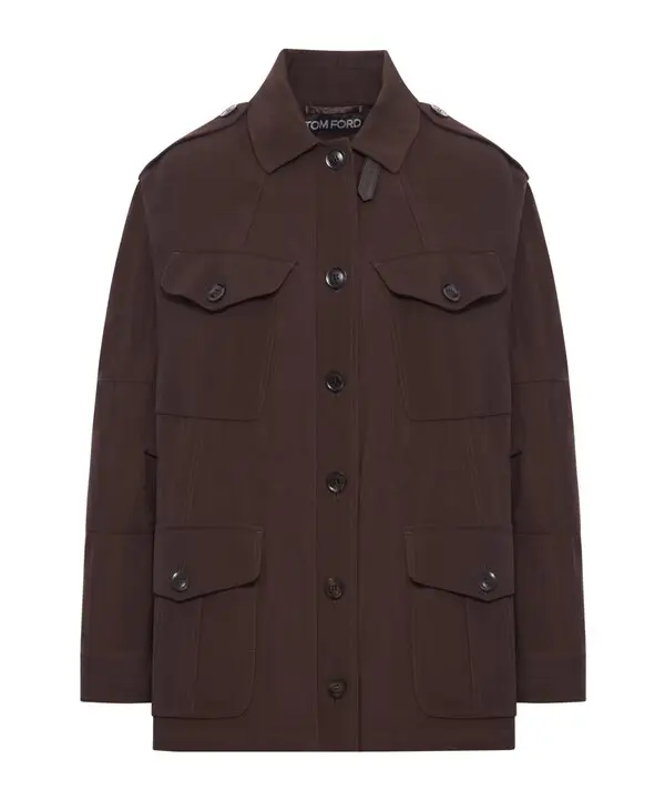 TOM FORD Field Jacket - Darkchocolate