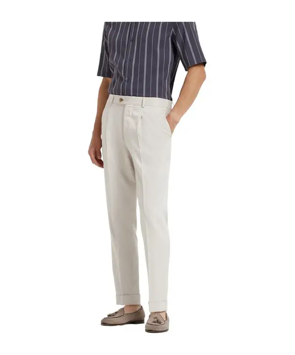 Brunello Cucinelli Tailored Twill Trousers - Multicolor