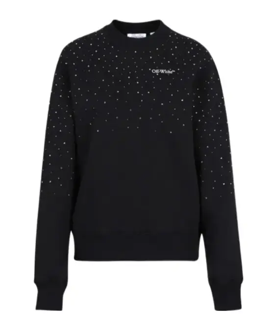 Off-White Embellished Crewneck Sweatshirt
