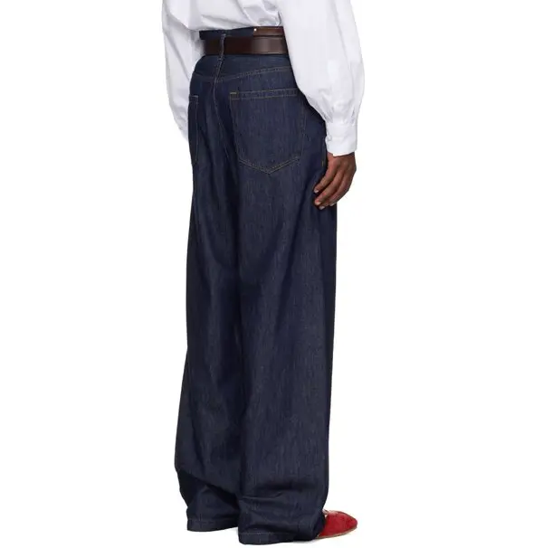 Dries Van Noten Belt Loop Jeans - Indigo
