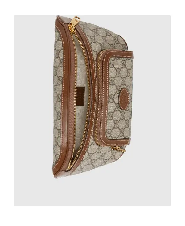 Gucci Logo Patch Monogrammed Belt Bag