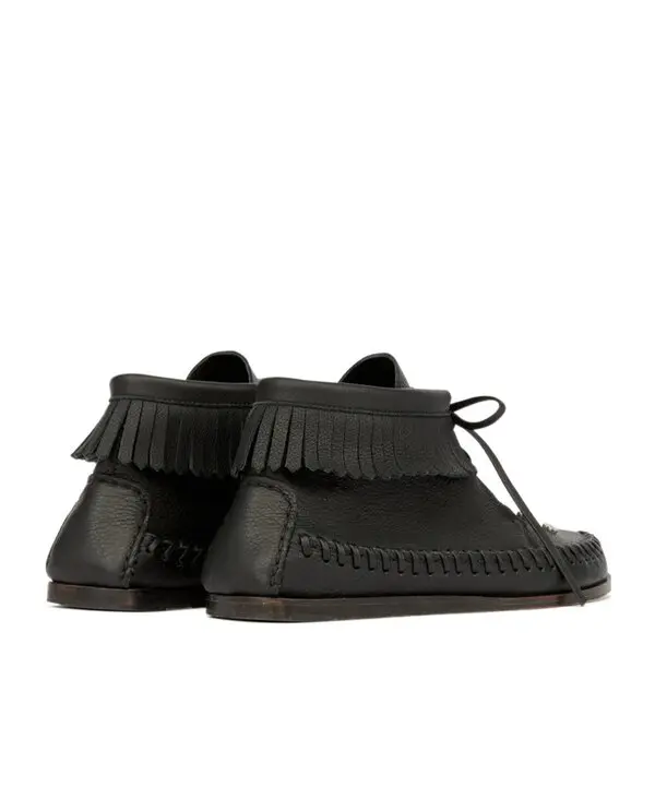 Isabel Marant Étoile Erkee Leather Loafers - Black