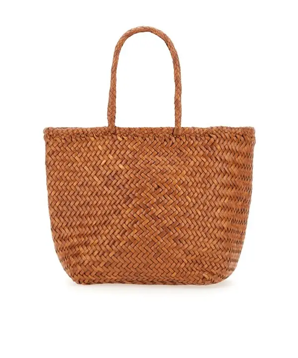 Dragon Diffusion Grace Small Basket Bag - Brown