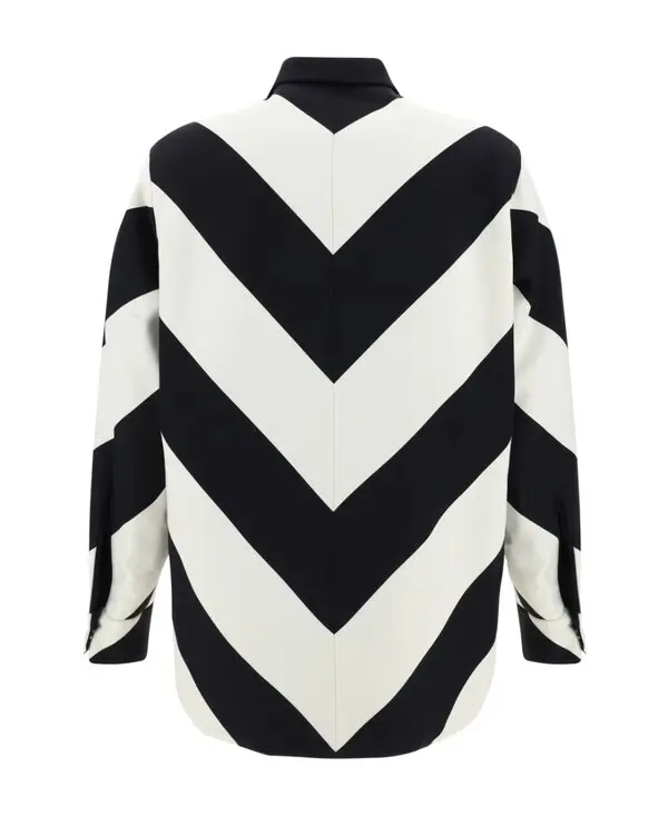 Valentino Garavani Chevron-striped Shirt