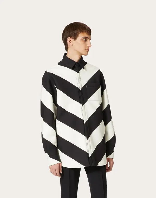 Valentino Garavani Chevron-striped Shirt