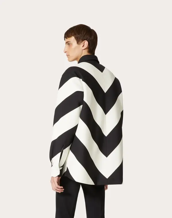 Valentino Garavani Chevron-striped Shirt