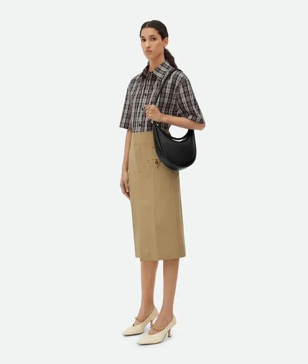 Bottega Veneta Hula Hoop Shoulder Bag - Black