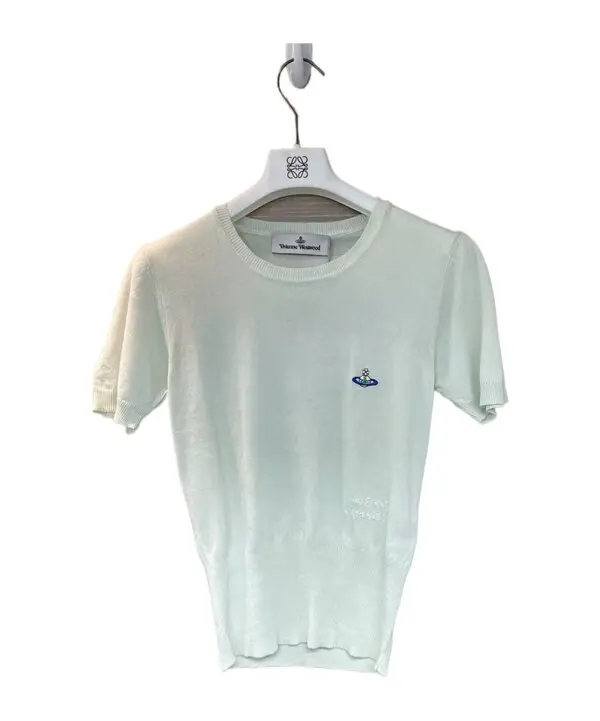 VIVIENNE WESTWOOD Short-sleeved Knit T-shirt - Gray