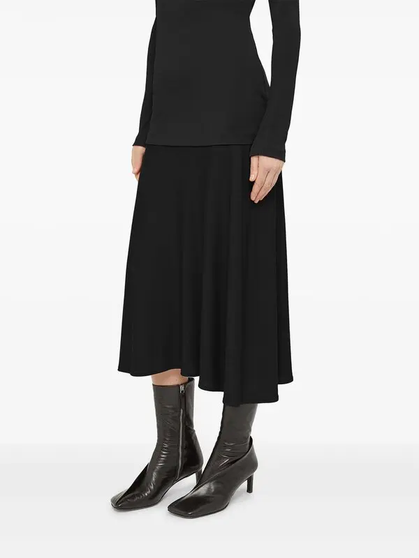 JIL SANDER Crew-neck Crepe Dress