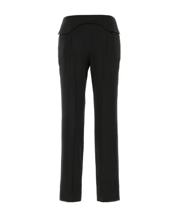 TOM FORD Panelled Straight-leg Trousers - Black