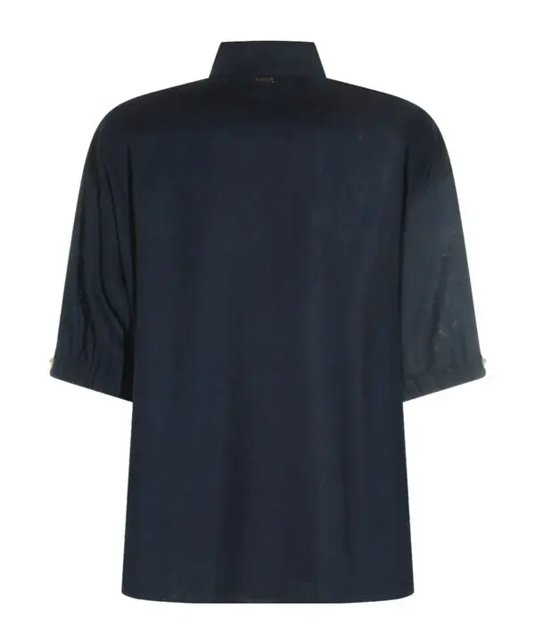 Herno Regular Fit Shirt With Pointed Collar