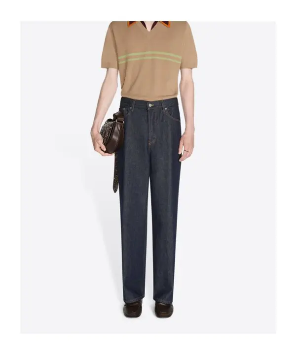 Dries Van Noten Logo Patch Jeans