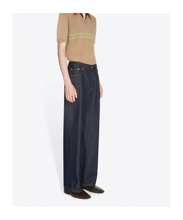 Dries Van Noten Logo Patch Jeans