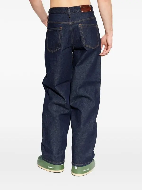 Dries Van Noten Logo Patch Jeans