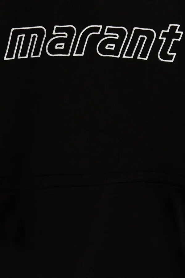 Isabel Marant Étoile Logo Print Zip-up Hooded Jacket