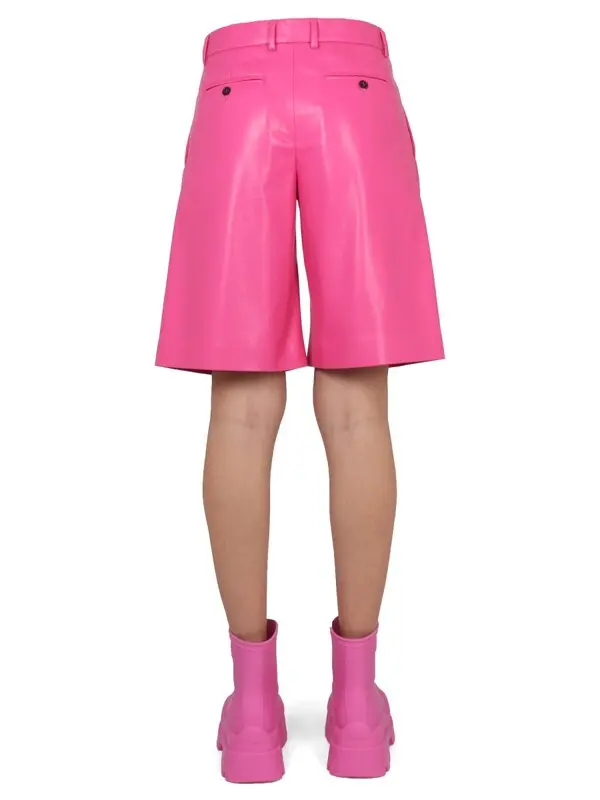 MSGM Wide-leg Knee-length Shorts - Pink