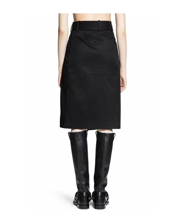 Loewe Asymmetric High-waisted Wrap Skirt