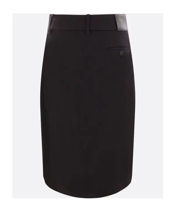 Loewe Asymmetric High-waisted Wrap Skirt