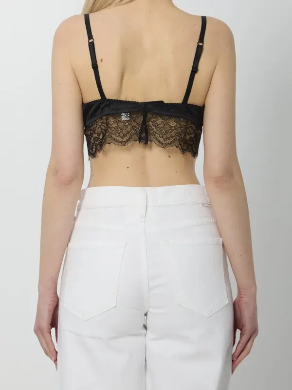 Dolce & Gabbana Dolce Gabbana Lace Satin Bra - No