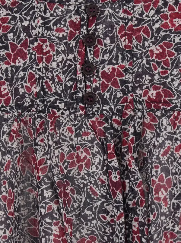 Isabel Marant Étoile Floral Sleeveless Top - Black