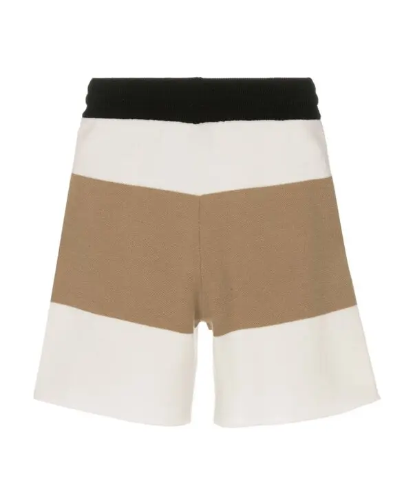 Burberry Logo Graphic Appliqué Shorts