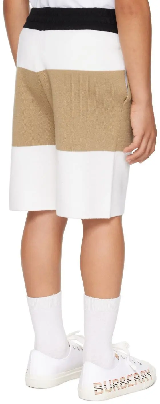 Burberry Logo Graphic Appliqué Shorts