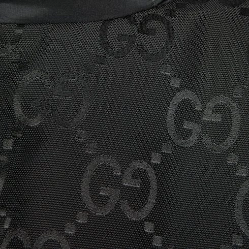 Gucci Zip-up Puffer Jacket With High Collar And Removable Hood