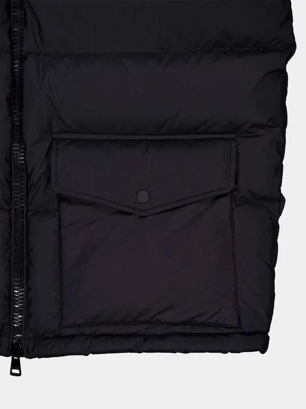Gucci Zip-up Puffer Jacket With High Collar And Removable Hood