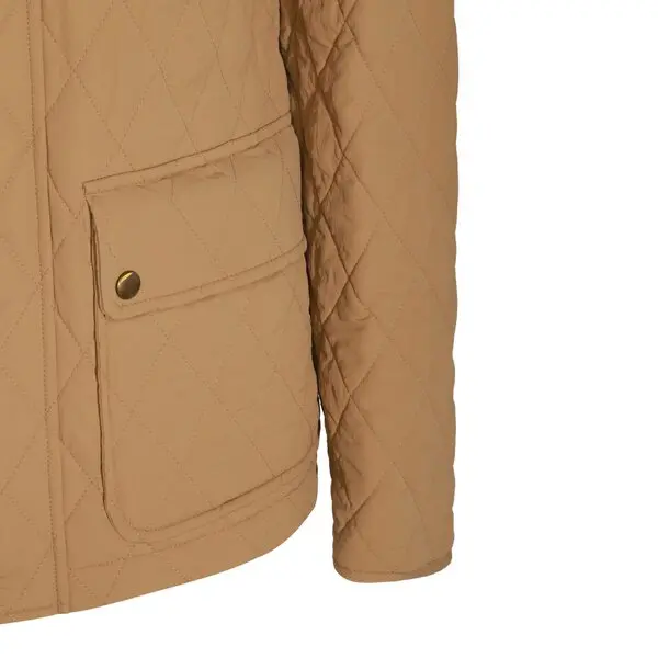 Burberry Quilted Jacket With Logo Patch