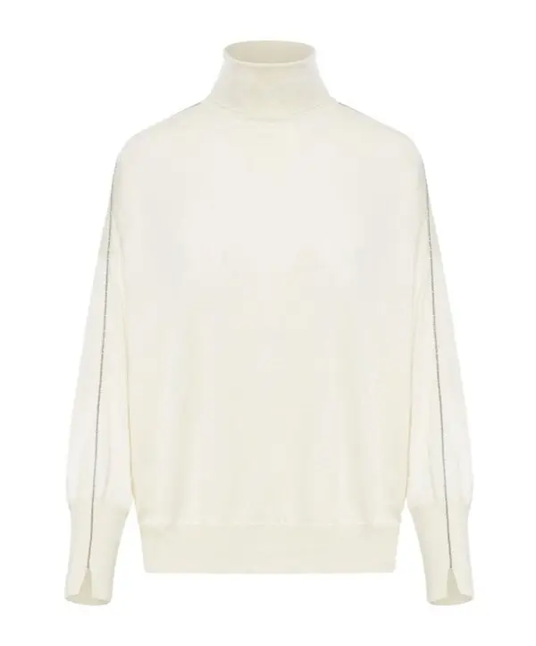 Brunello Cucinelli High-neck Knitted Jumper