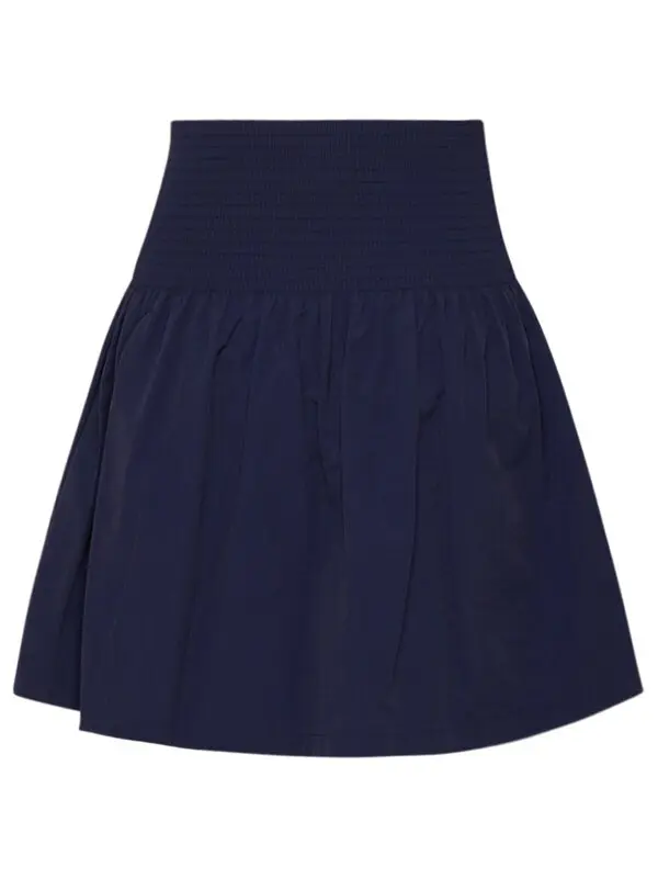 Kenzo High Waist Flared Mini Skirt With Logo Detail