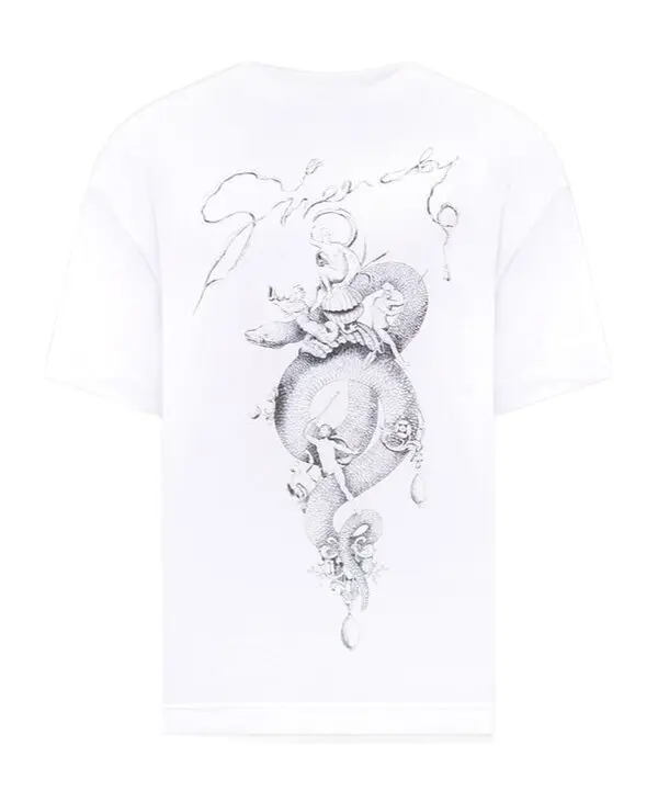 Givenchy Snake Print T-shirt - White
