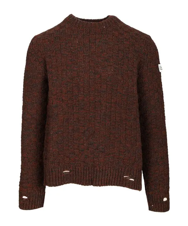 MAISON MARGIELA Distressed Logo Patch Jumper