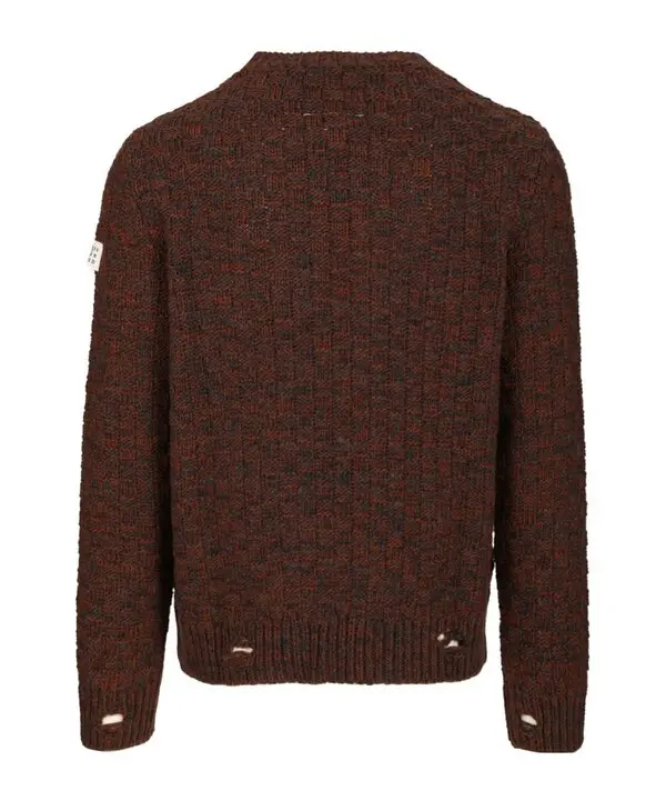 MAISON MARGIELA Distressed Logo Patch Jumper
