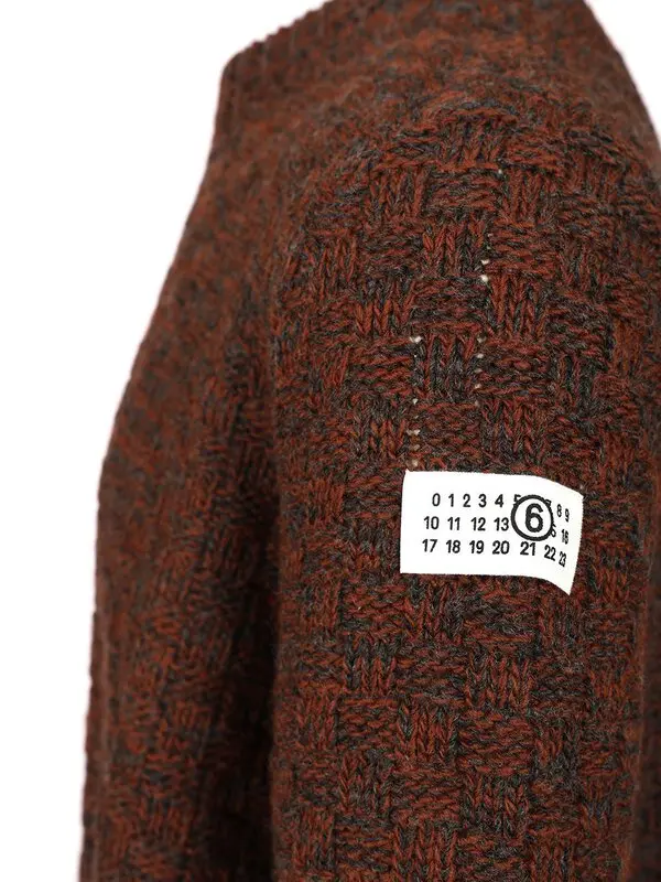 MAISON MARGIELA Distressed Logo Patch Jumper