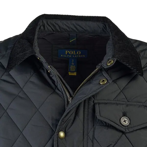 Polo Ralph Lauren Diamond-quilted Button-front Jacket