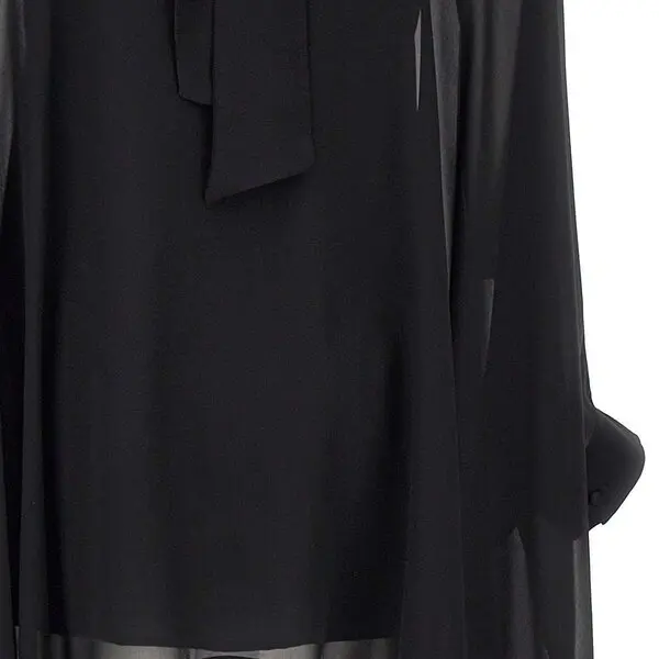 P.a.r.o.s.h Draped-sleeve Tunic With Keyhole Detail