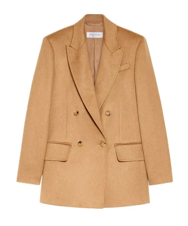 Max Mara Olimpia Double-breasted Blazer - Camel