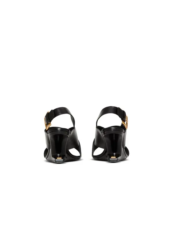 Balmain Anthem Wedge Heeled Sandals