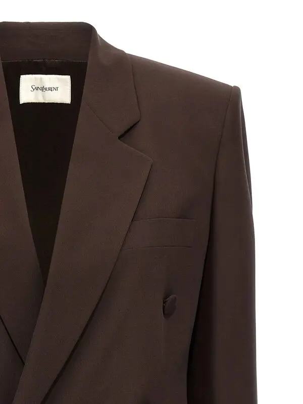 Saint Laurent Oversized Double-breasted Jacket