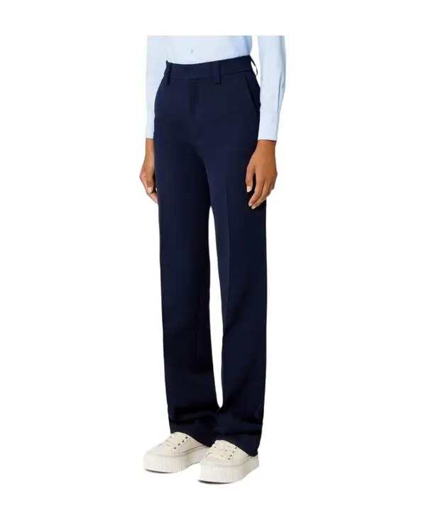AMI Paris Straight Fit High-waisted Trousers - Black