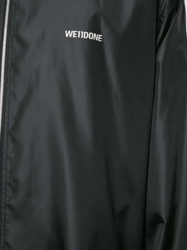 We11Done Logo Print Hooded Jacket