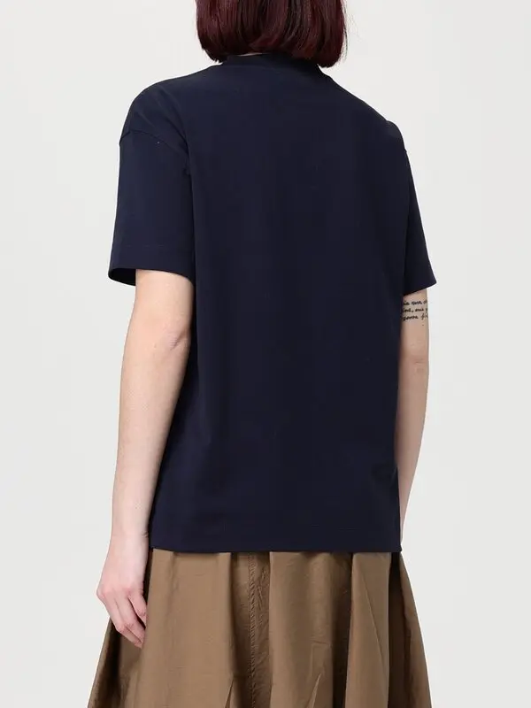 Brunello Cucinelli Shiny Tab Crewneck T-shirt - Black
