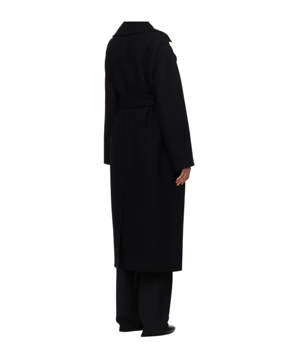 THE ROW Malika Belted Felt Wool Coat