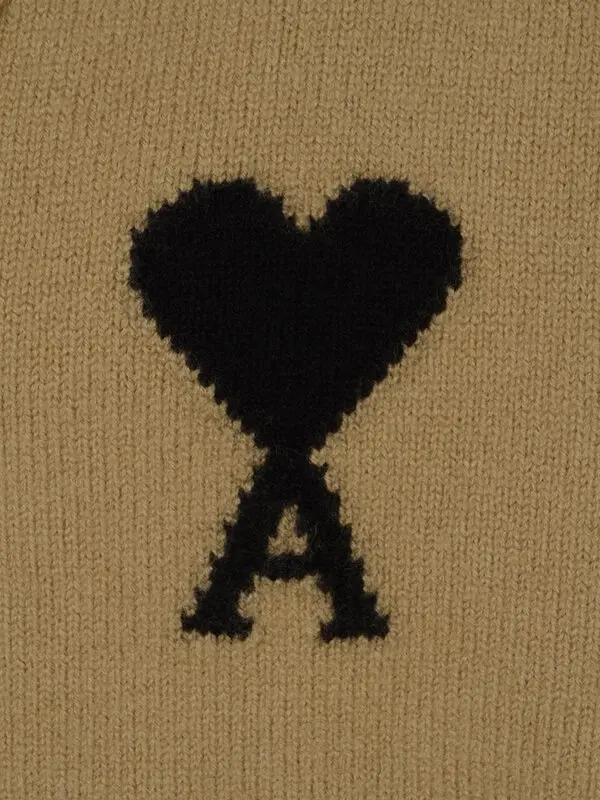 AMI Paris De Coeur V-neck Cardigan