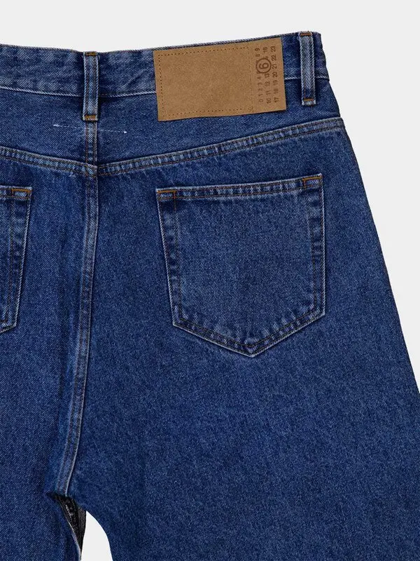 MAISON MARGIELA Paneled Straight-leg Jeans