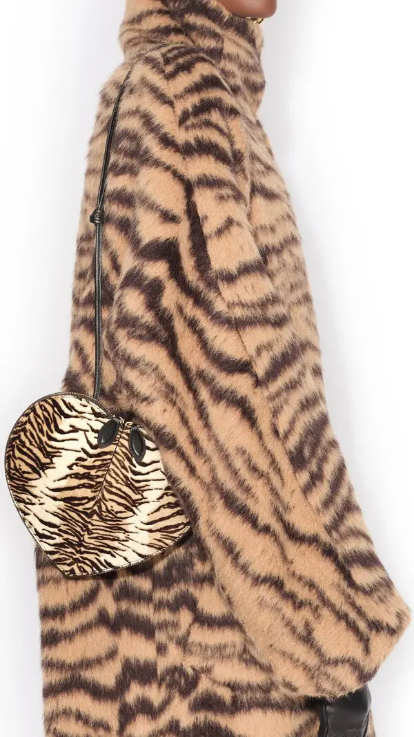 Alaïa Le Coeur Shoulder Bag - Nude